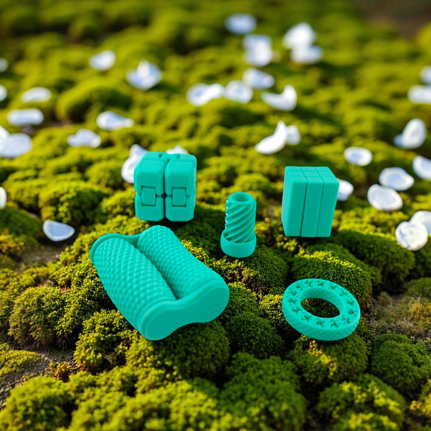 Timeqube 5-pieces Fidget Set